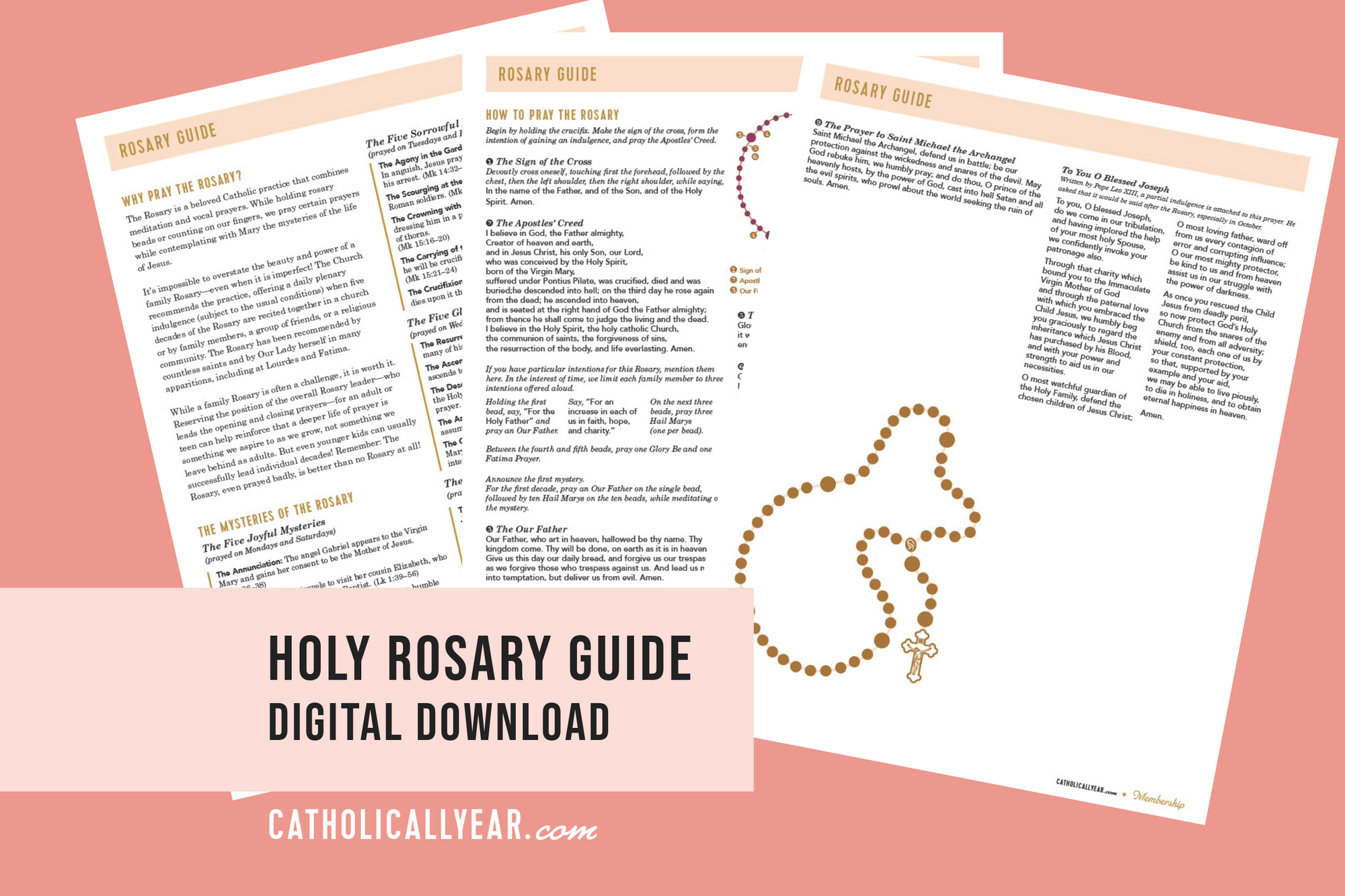 Holy Rosary Guide {Digital Download} – The Catholic All Year Marketplace